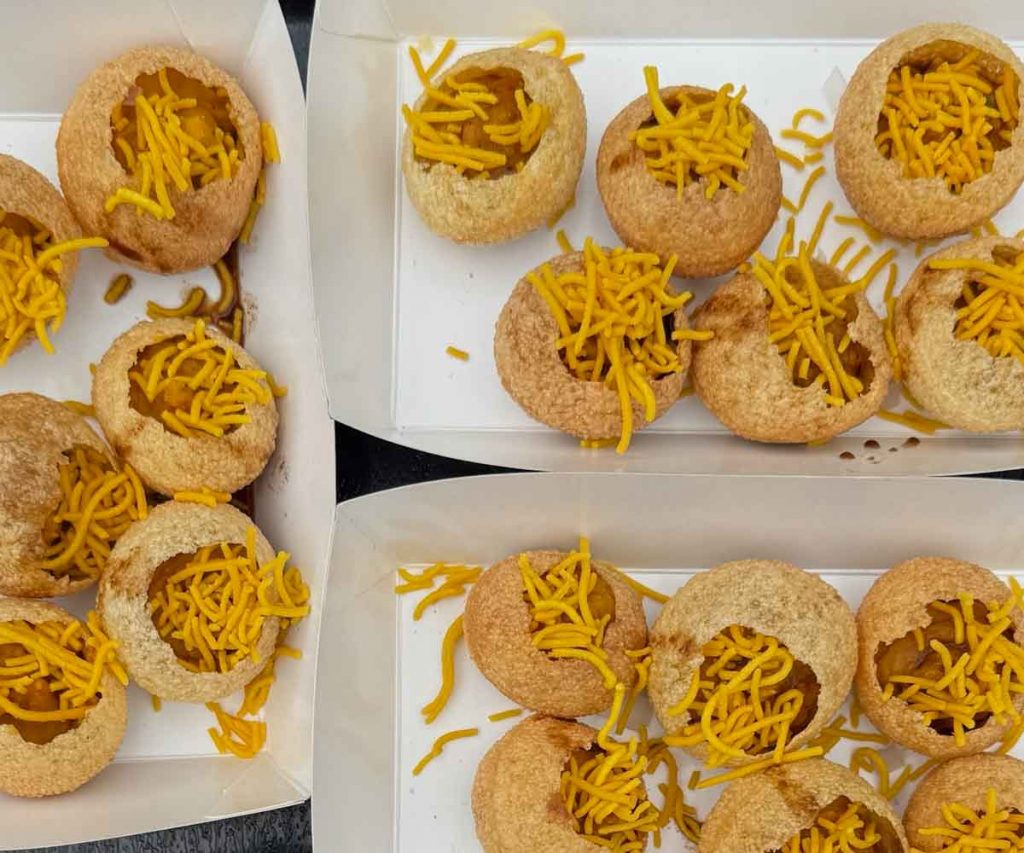 Chutneys and Chai pani puri - Vegan Food Quest